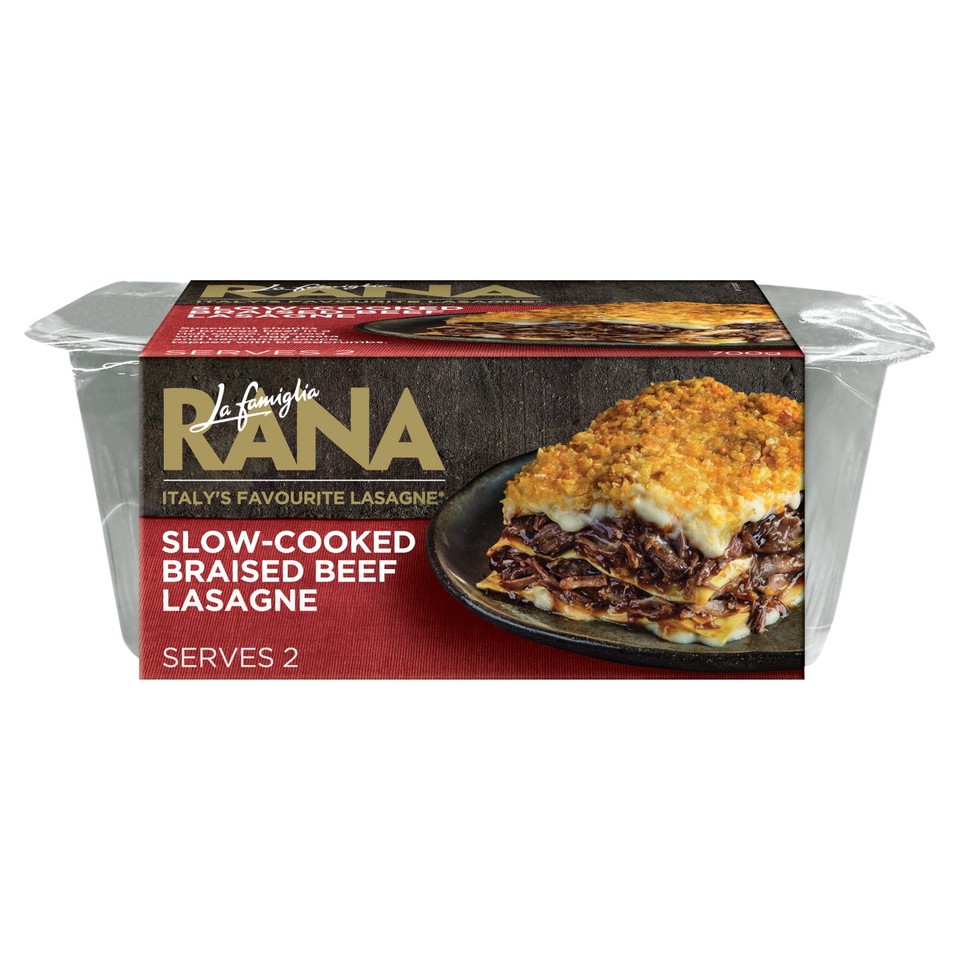 La Famiglia Rana Slow Cooked Braised Beef Lasagne - Morrisons Online ...