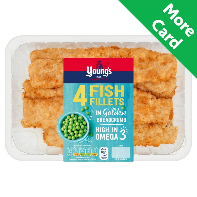 Young's Breaded Pollock Fillets 600g - Morrisons Online Groceries & Offers