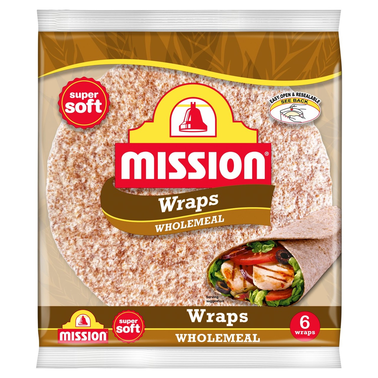 Mission Wholemeal Tortilla Wraps - Morrisons Online Groceries & Offers