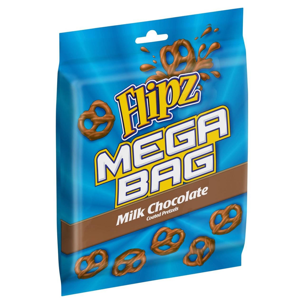 Flipz Mega Bag Milk Chocolate Coated Pretzel Snacks 150g - Morrisons ...