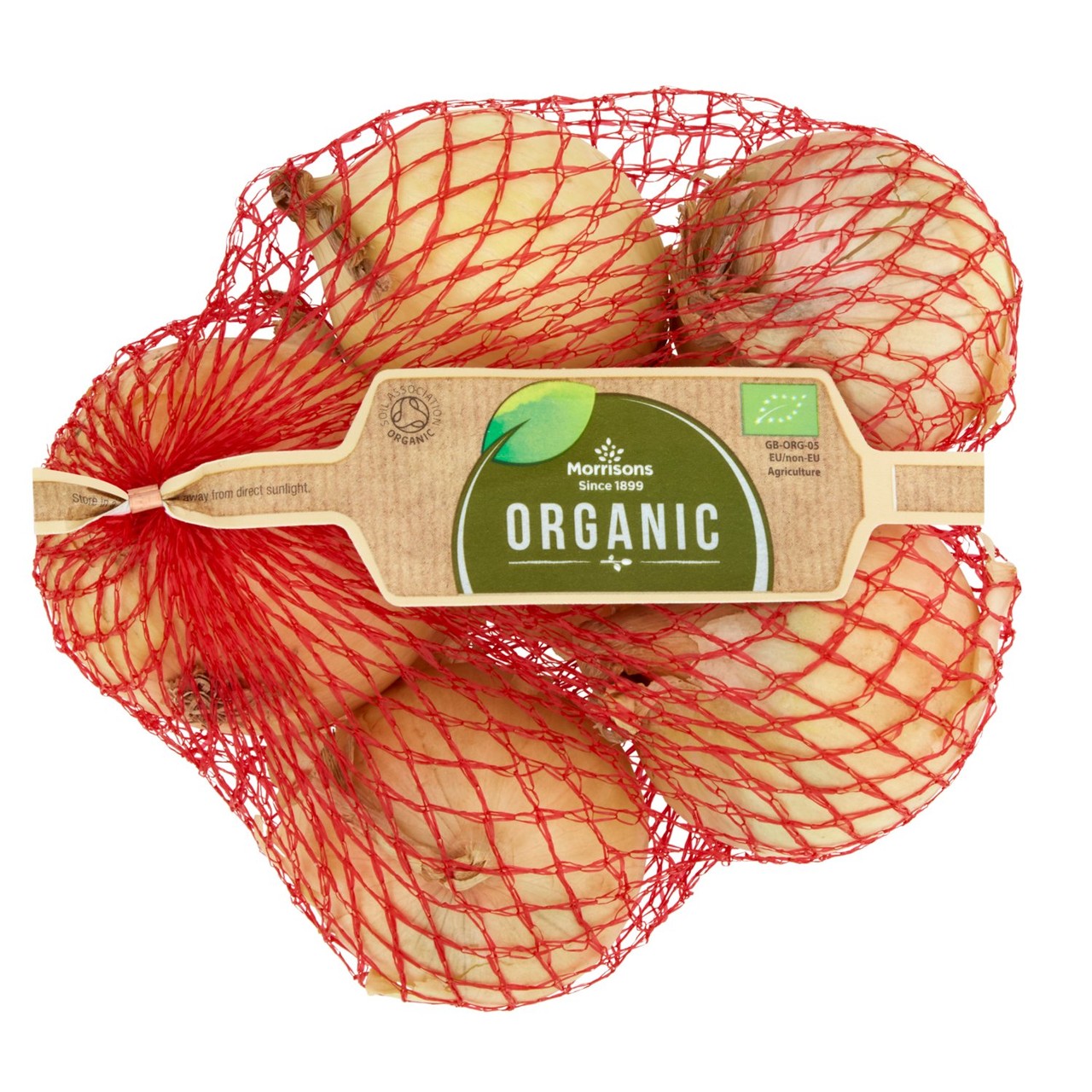 Morrisons Organic Brown Onions 500g - Morrisons Online Groceries & Offers