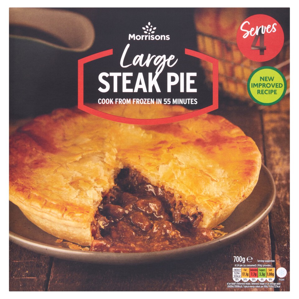 Morrisons Steak Family Pie - Morrisons Online Groceries & Offers