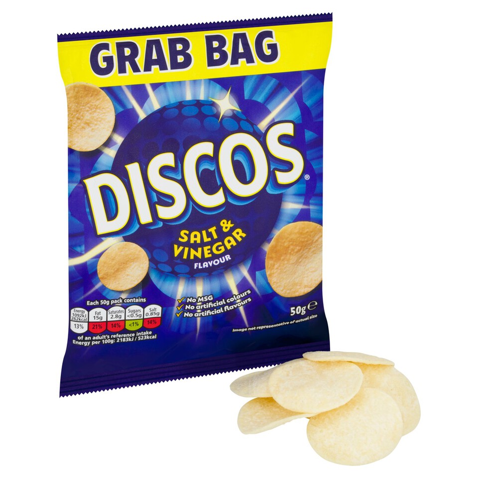 Discos Salt & Vinegar Crisps - Morrisons Online Groceries & Offers