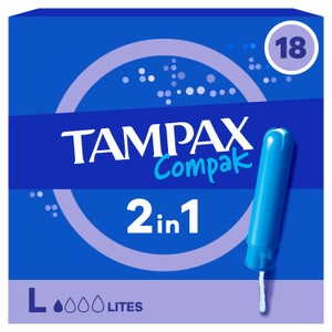 Tampax Compak Applicator Tampons Lite - Morrisons Online Groceries & Offers