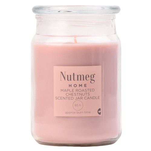 Nutmeg Home Maple Roasted Chestnuts Scented Jar Candle - Morrisons Online Groceries & Offers
