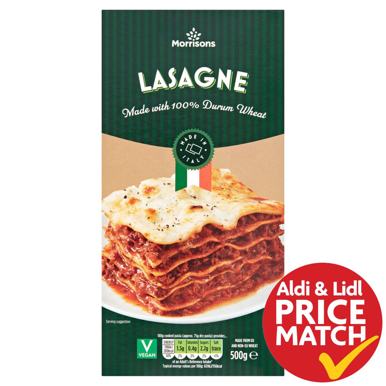 Morrisons Lasagne Sheets - Morrisons Online Groceries & Offers