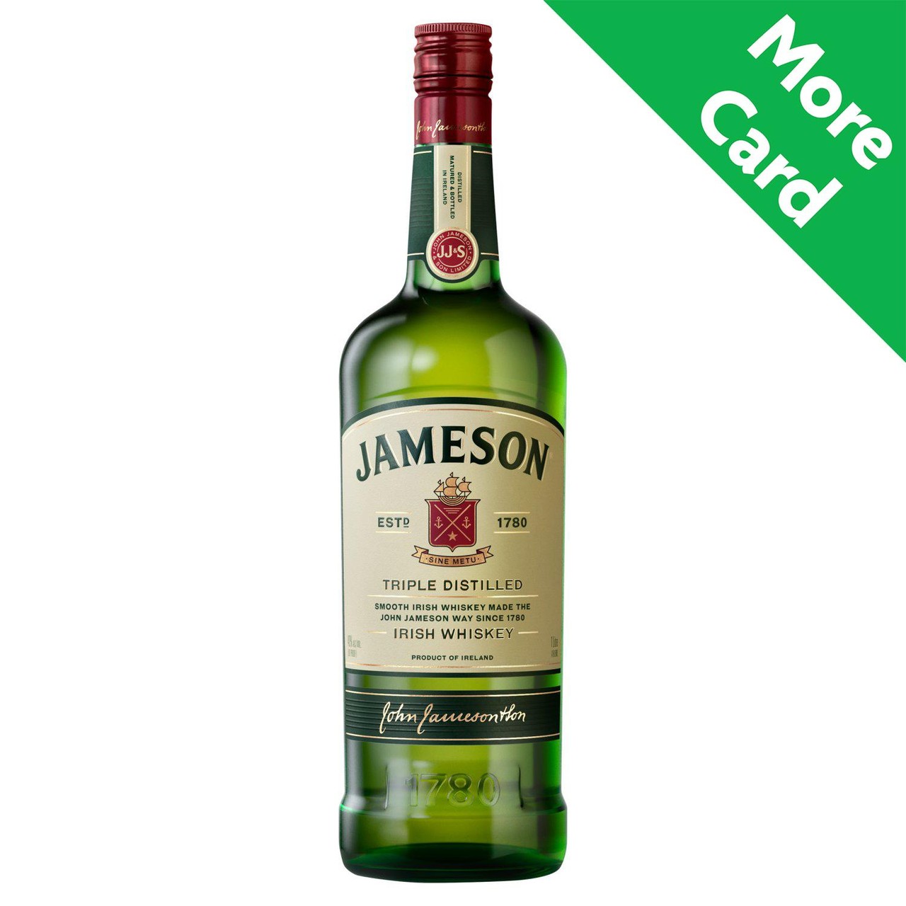Jameson Triple Distilled Blended Irish Whiskey - Morrisons Online ...