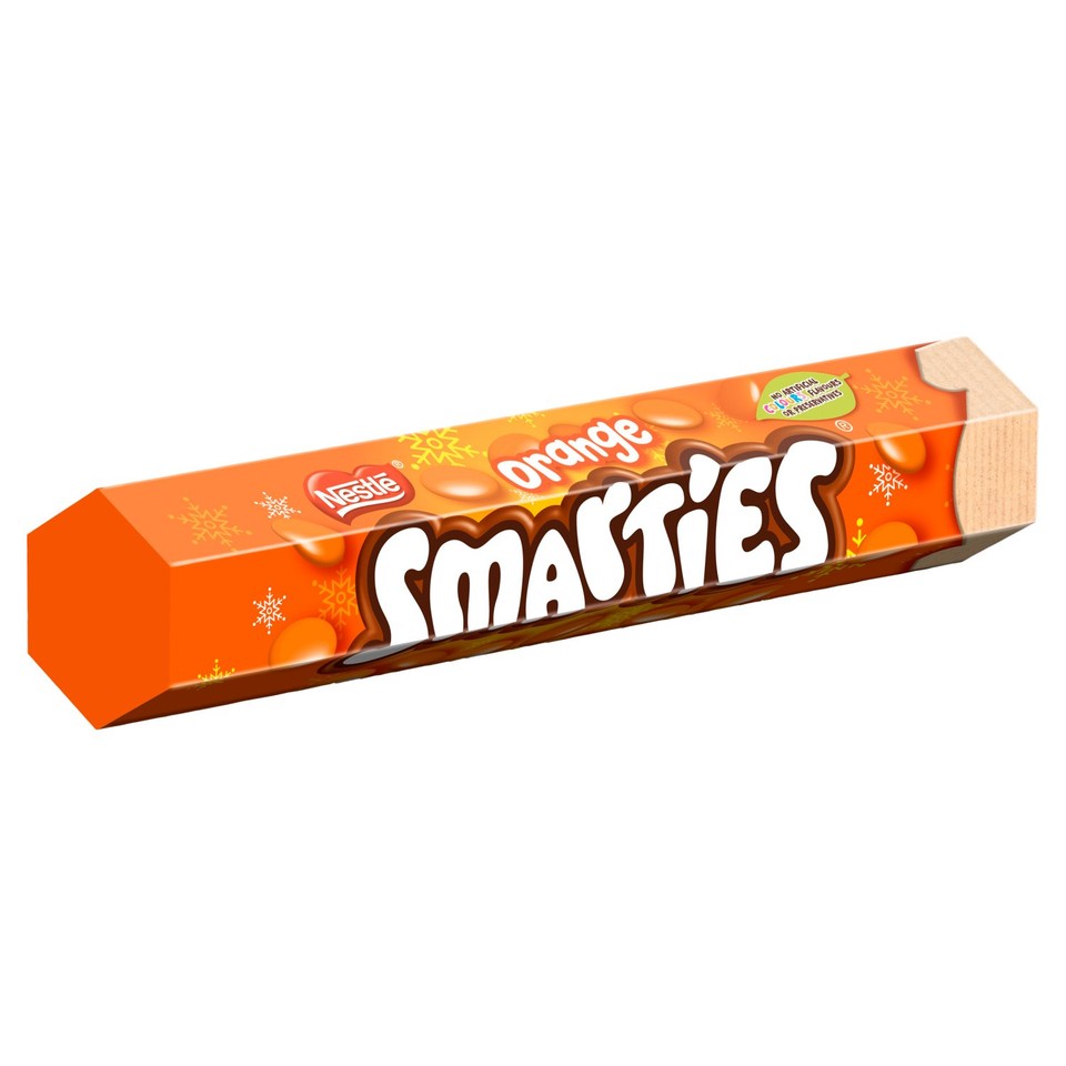 Smarties Orange Milk Chocolate Giant Tube 120g - Morrisons Online ...