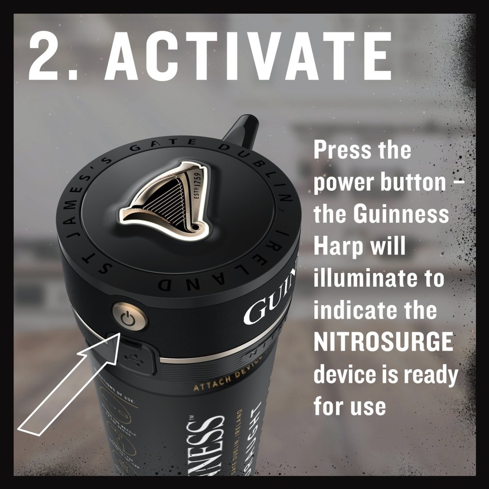 Guinness NitroSurge Device - Use with NitroSurge Cans - Morrisons ...