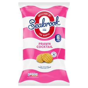 Seabrooks Prawn Cocktail Crisps 6 Pack - Morrisons Online Groceries ...