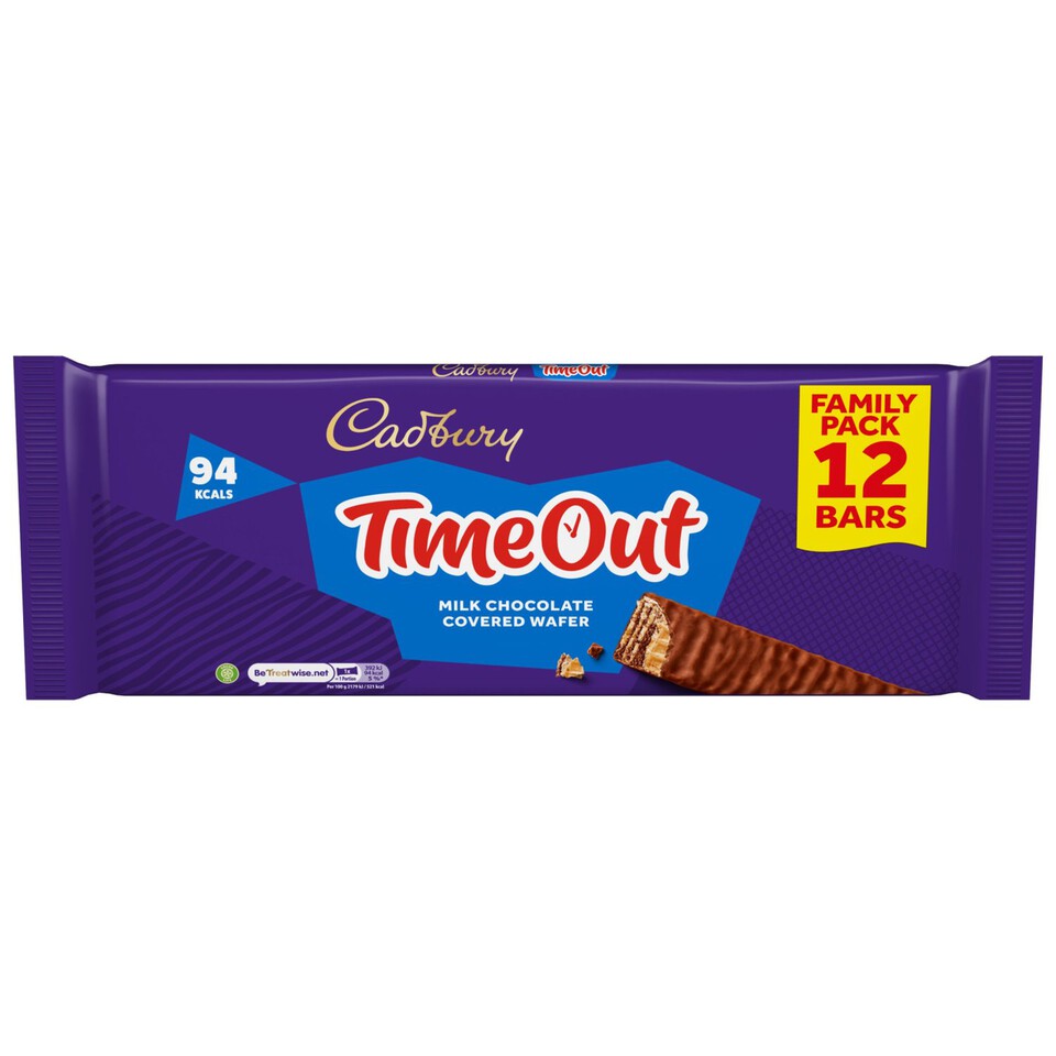 Cadbury Timeout Chocolate Wafer Bars - Morrisons Online Groceries & Offers