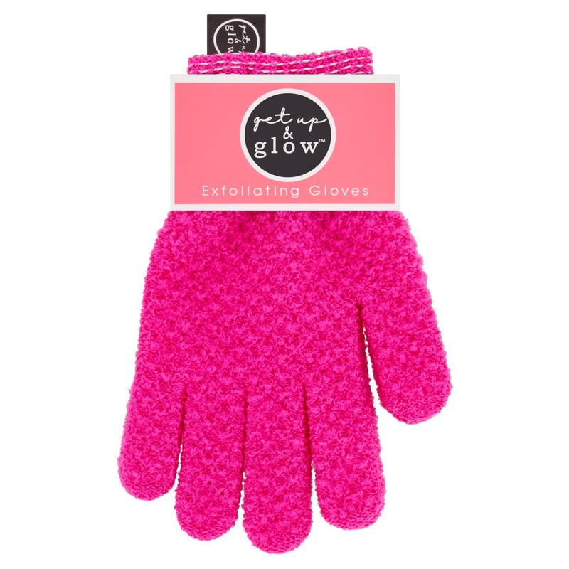 Get Up And Glow Exfoliating Gloves - Morrisons Online Groceries & Offers