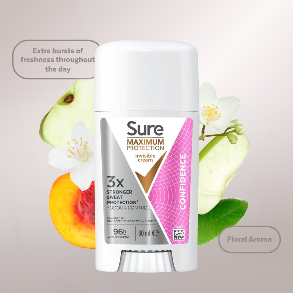 Sure For Women Cream Stick Confidence Throne 60Ml - Morrisons Online ...
