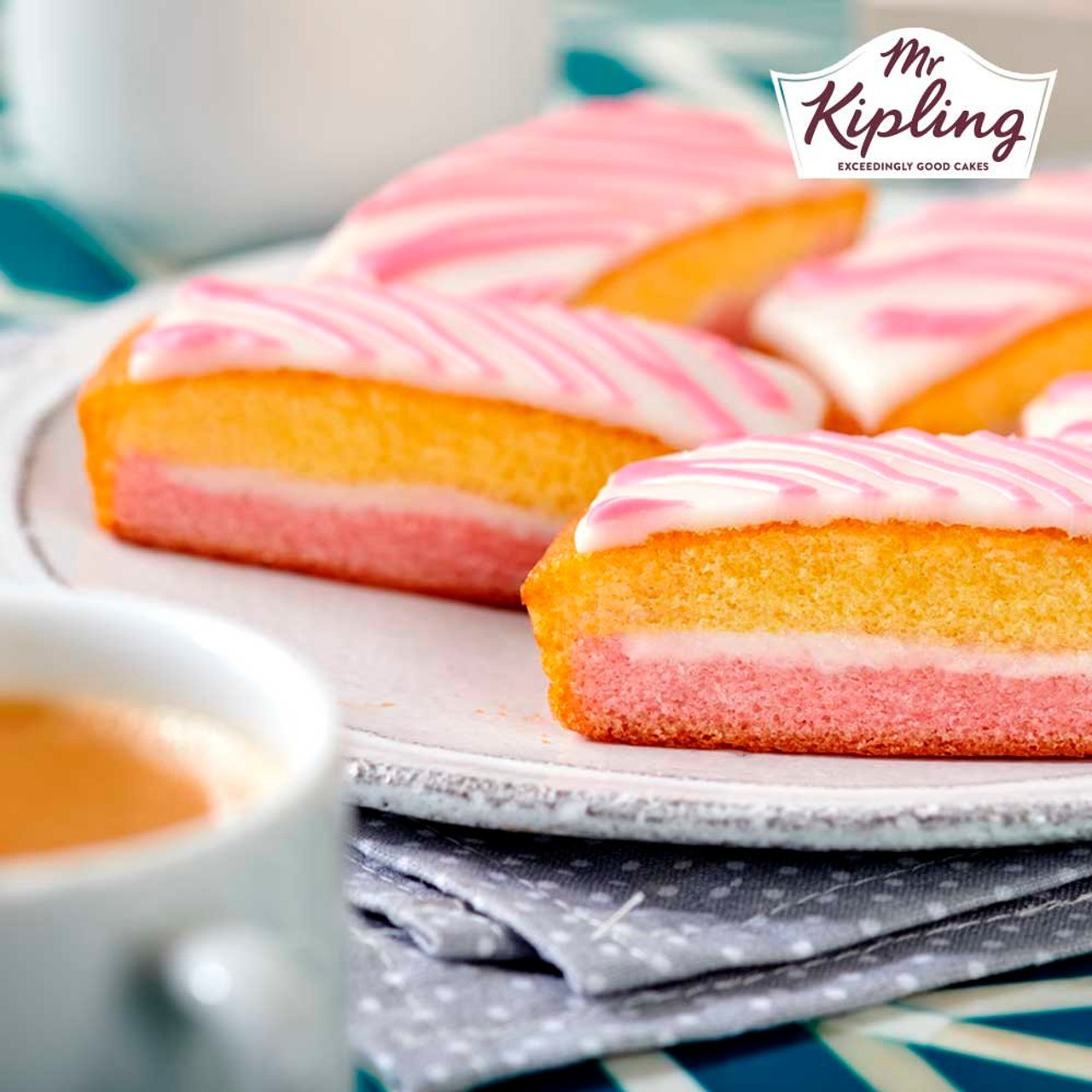 Mr Kipling Angel Slices Cakes Multipack Snack 8pk - Morrisons Online ...