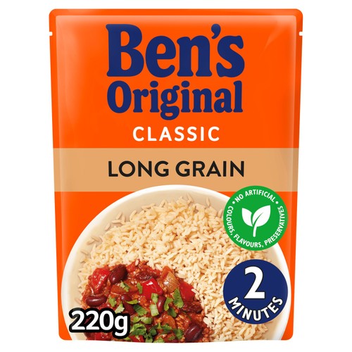 Bens Original Long Grain Microwave Rice - Morrisons Online Groceries ...