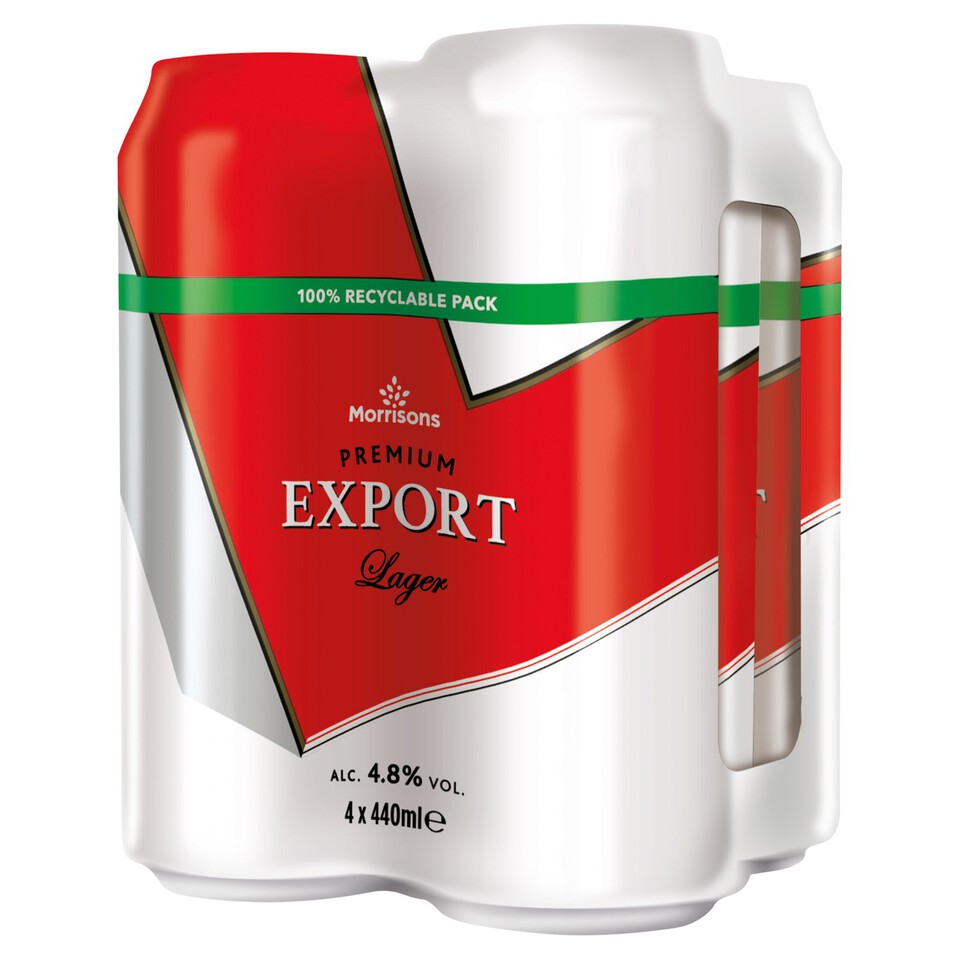 Morrisons Premium Lager 4.8% - Morrisons Online Groceries & Offers