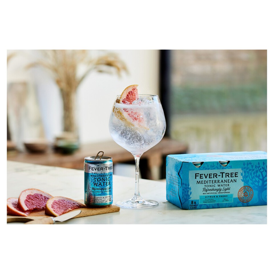 Fever-Tree Light Mediterranean Tonic - Morrisons Online Groceries & Offers