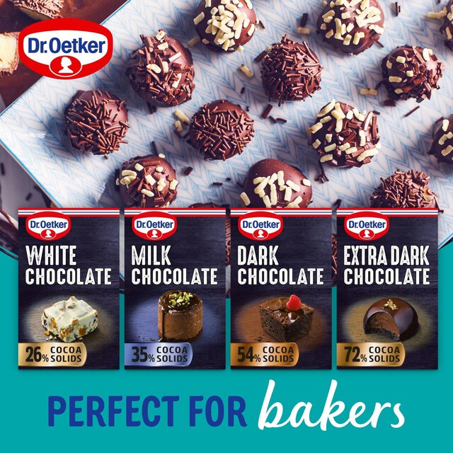 Dr. Oetker Extra Dark Chocolate Bar - Morrisons Online Groceries & Offers