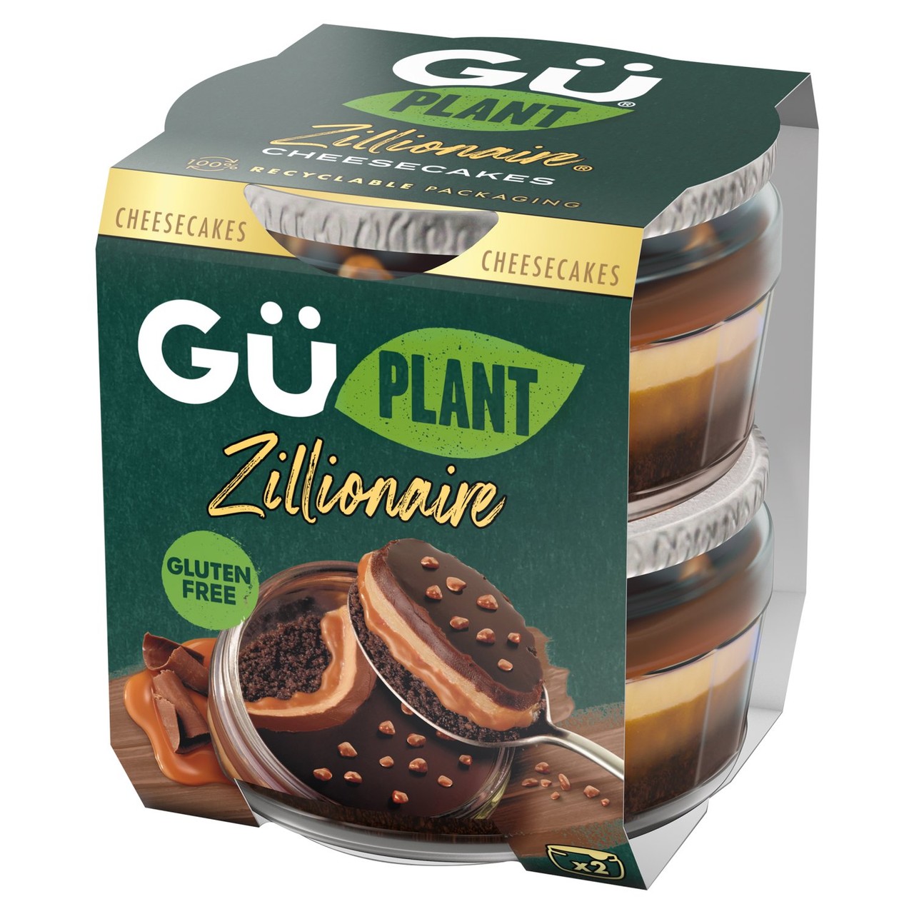 Gu Plant Zillionaire Cheesecakes 2x91.5g - Morrisons Online Groceries ...
