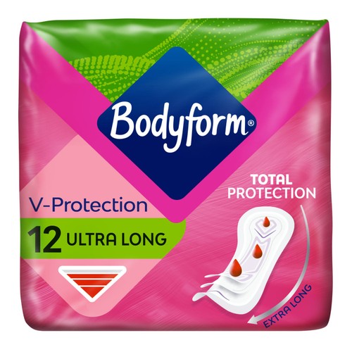 Bodyform Cour-V Ultra Long Sanitary Towels - Morrisons Online Groceries ...