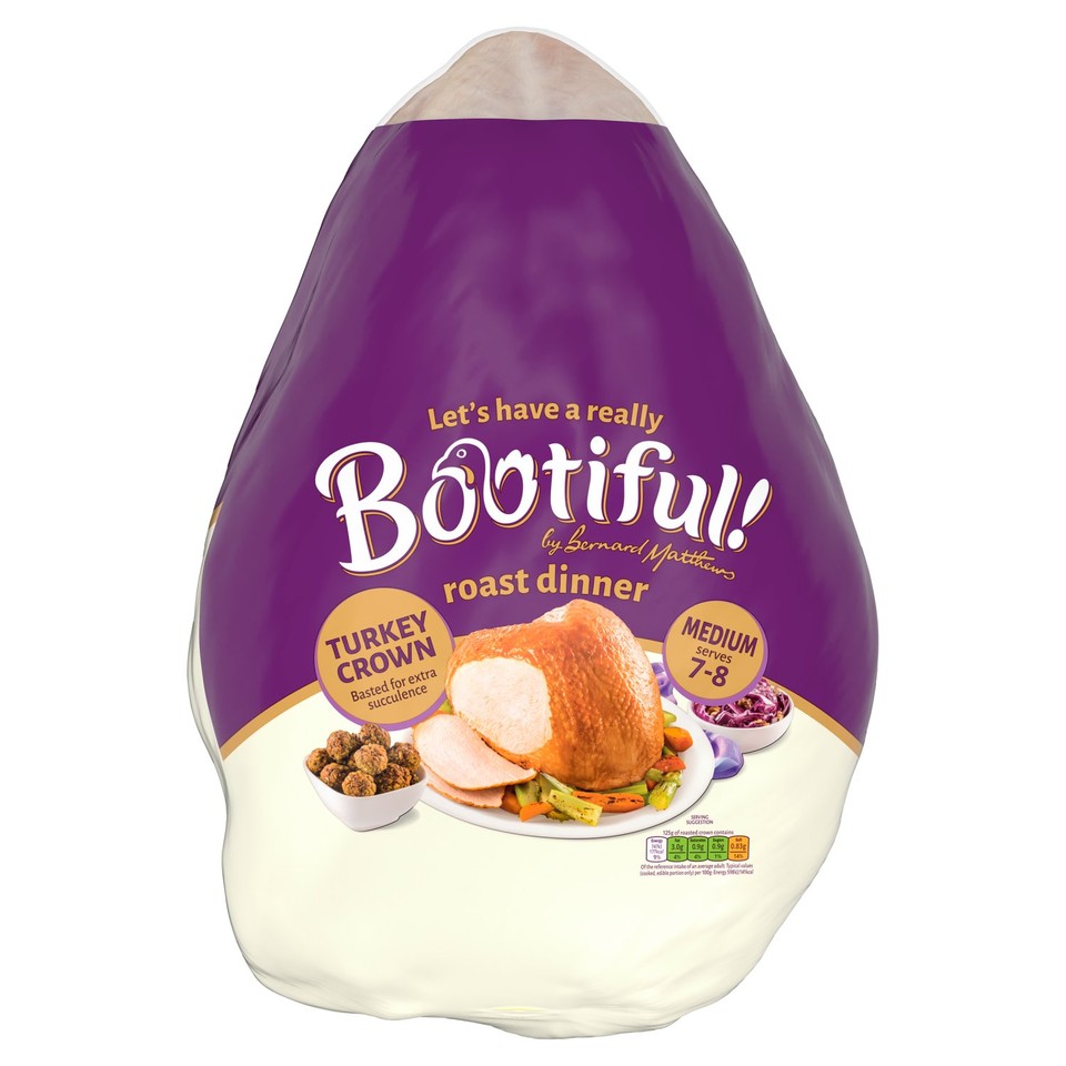Bootiful! by Bernard Matthews Medium Turkey Crown - Morrisons Online Groceries & Offers