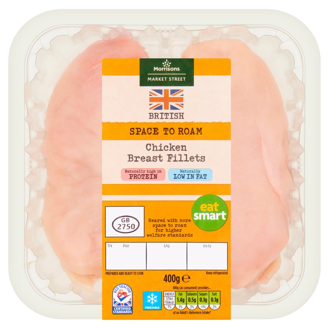 Morrisons British Chicken Breast Fillets 400g - Morrisons Online ...