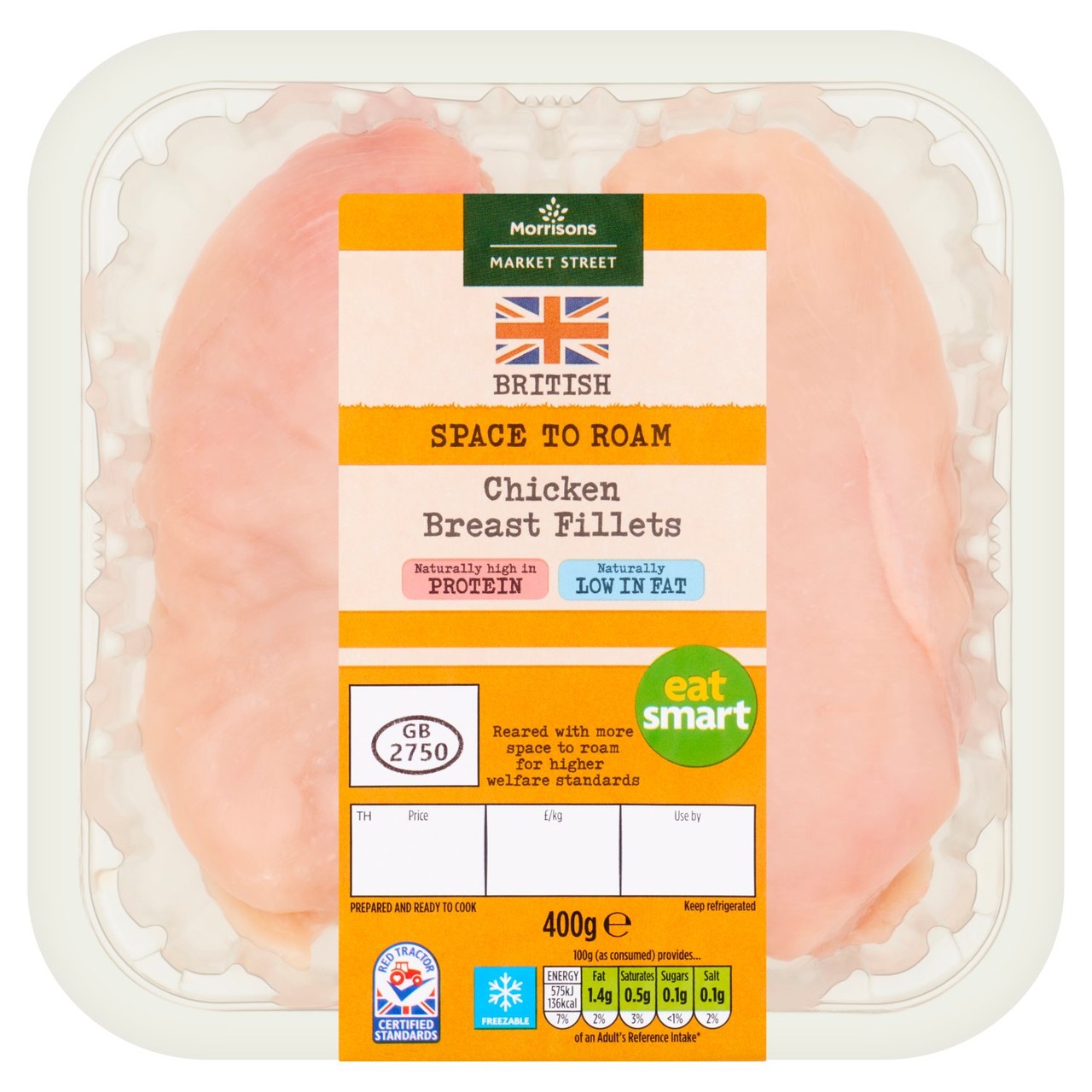 Morrisons British Chicken Breast Fillets 400g - Morrisons Online ...