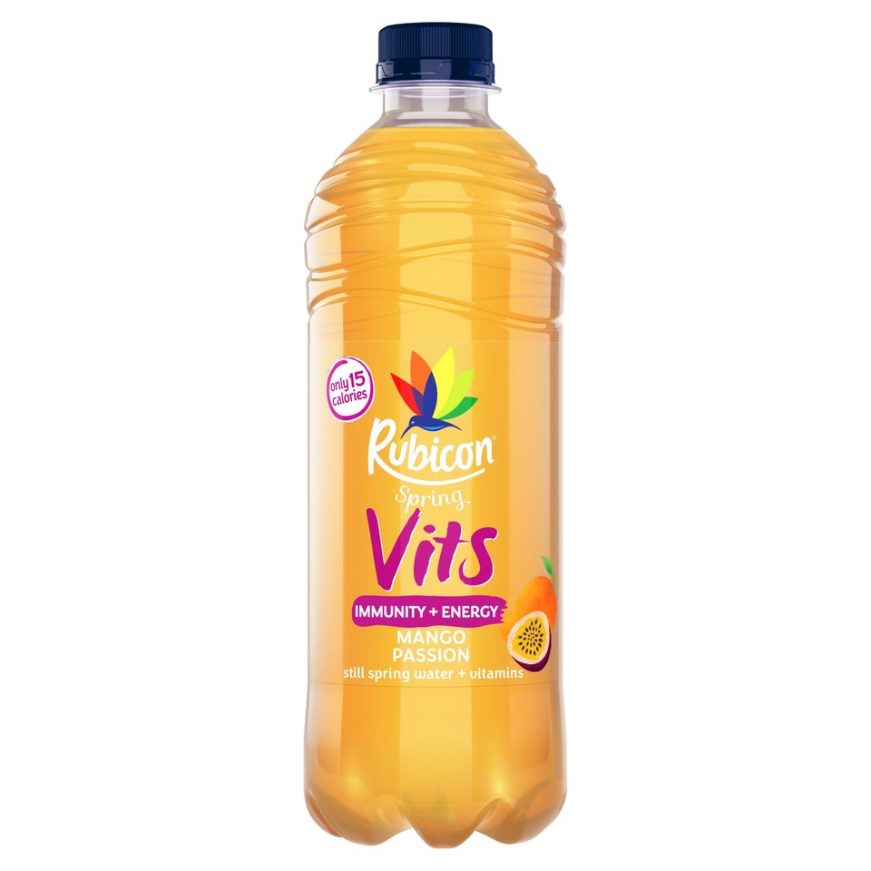 Rubicon Spring Vits Mango & Passion Still Spring Water 500ml ...