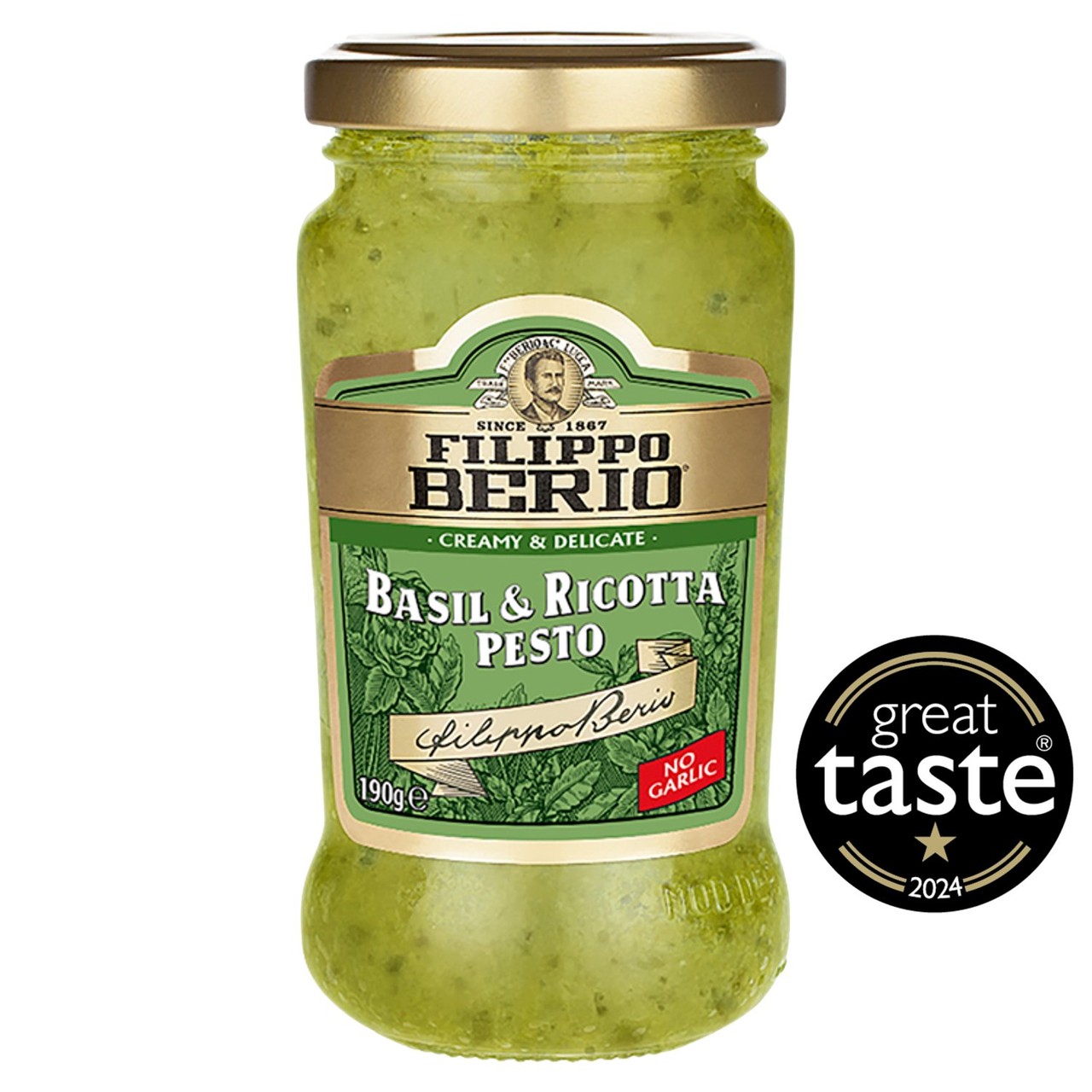 Filippo Berio Basil & Ricotta Pesto 190g - Morrisons Online Groceries ...