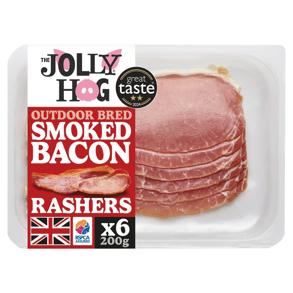 The Jolly Hog Smoked Back Bacon - Morrisons Online Groceries & Offers