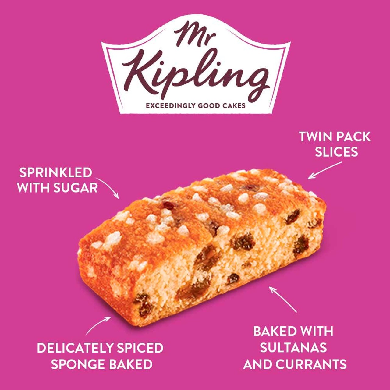 Mr Kipling Country Slices Cakes Multipack Snack 3x2pk - Morrisons ...
