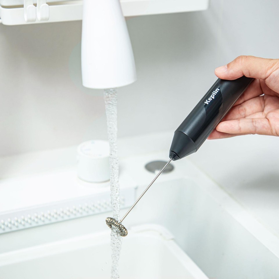 Keplin Handheld Coffee & Milk Frother Whisk Black - Morrisons Online ...