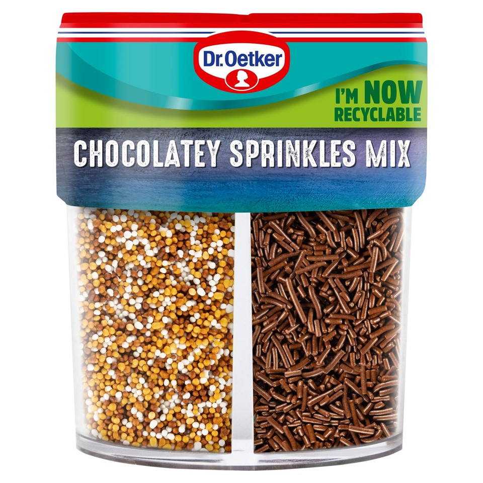 Dr. Oetker Chocolatey Sprinkles Mix 4 Cell 103g - Morrisons Online Groceries & Offers
