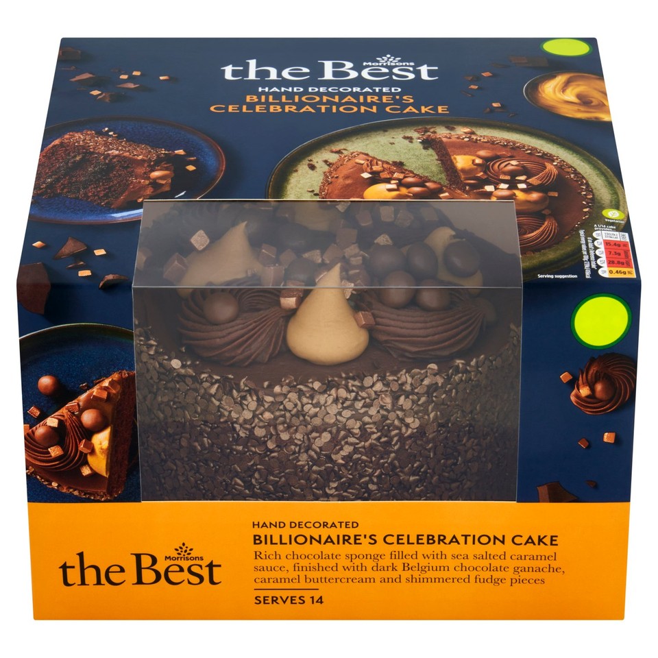 Morrisons The Best Billionaire's Celebration Cake - Morrisons Online ...