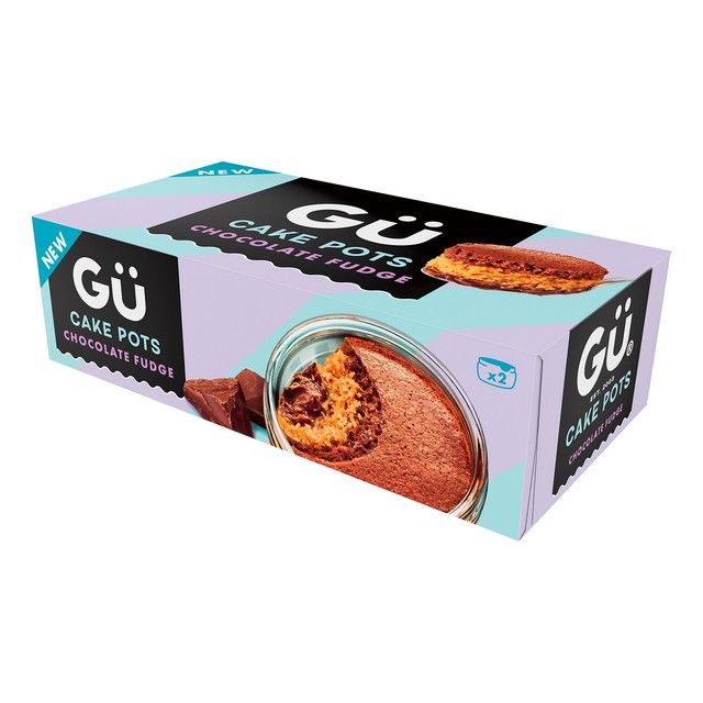 Gu Chocolate Fudge Cake Pots 2 x 68g - Morrisons Online Groceries & Offers
