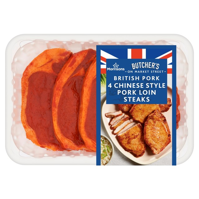 Morrisons BBQ Chinese Style Pork Loin Steaks 400g - Morrisons Online ...