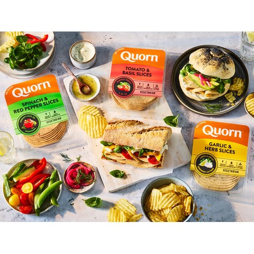 Quorn Tomato & Basil Vegetarian Deli Slices - Morrisons Online ...