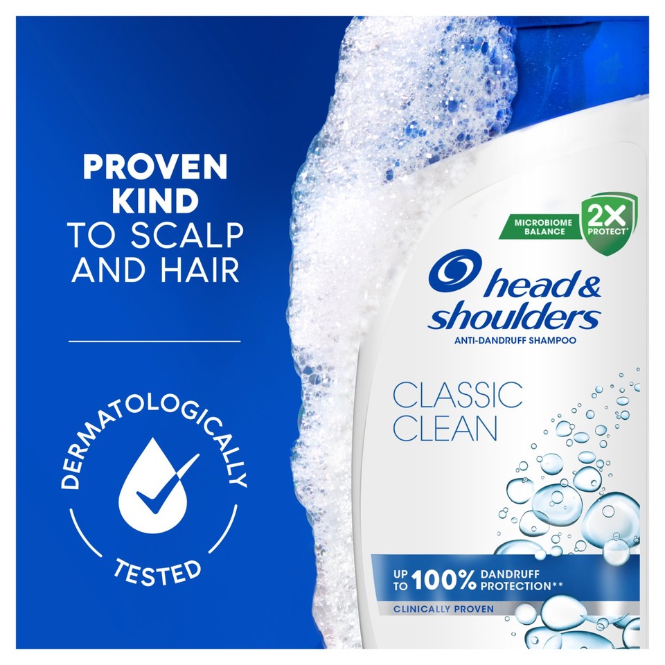 Head & Shoulders Classic Clean Shampoo - Morrisons Online Groceries ...