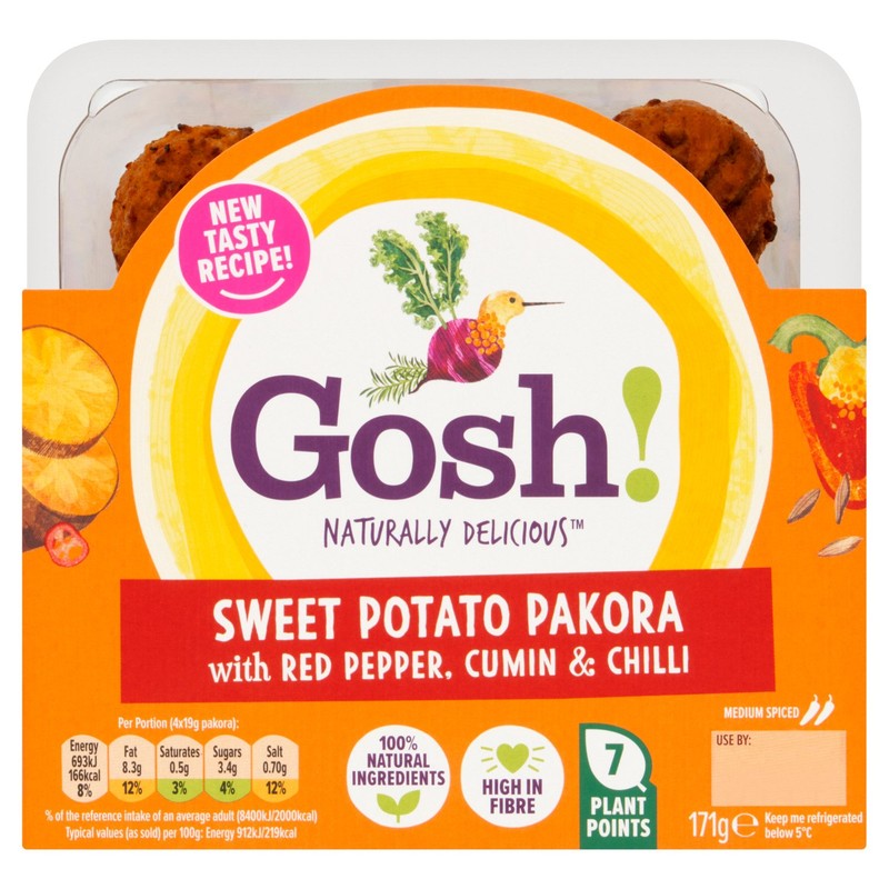 Gosh Sweet Potato Pakora With Red Pepper Cumin & Chilli - Morrisons ...