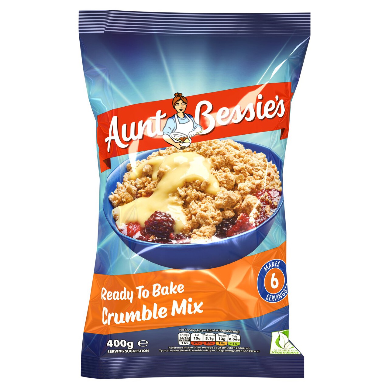 Aunt Bessies Crumble Mix - Morrisons Online Groceries & Offers