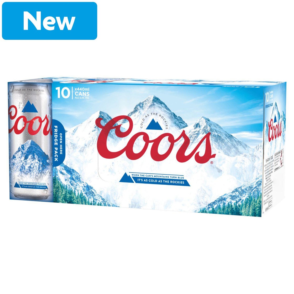 Coors Lager Beer Cans 10x440ml - Morrisons Online Groceries & Offers