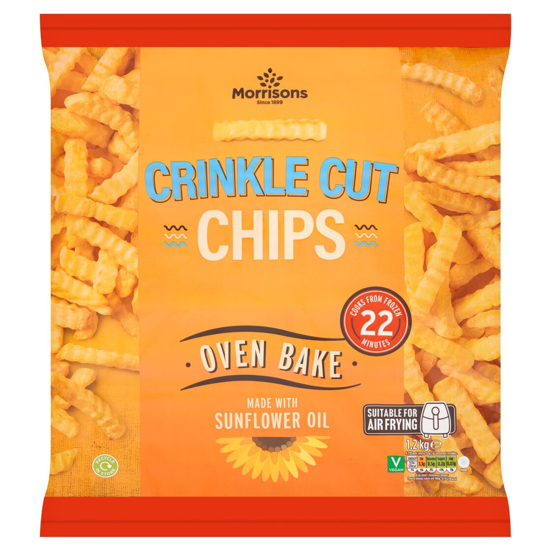 Morrisons Crinkle Cut Chips - Morrisons Online Groceries & Offers