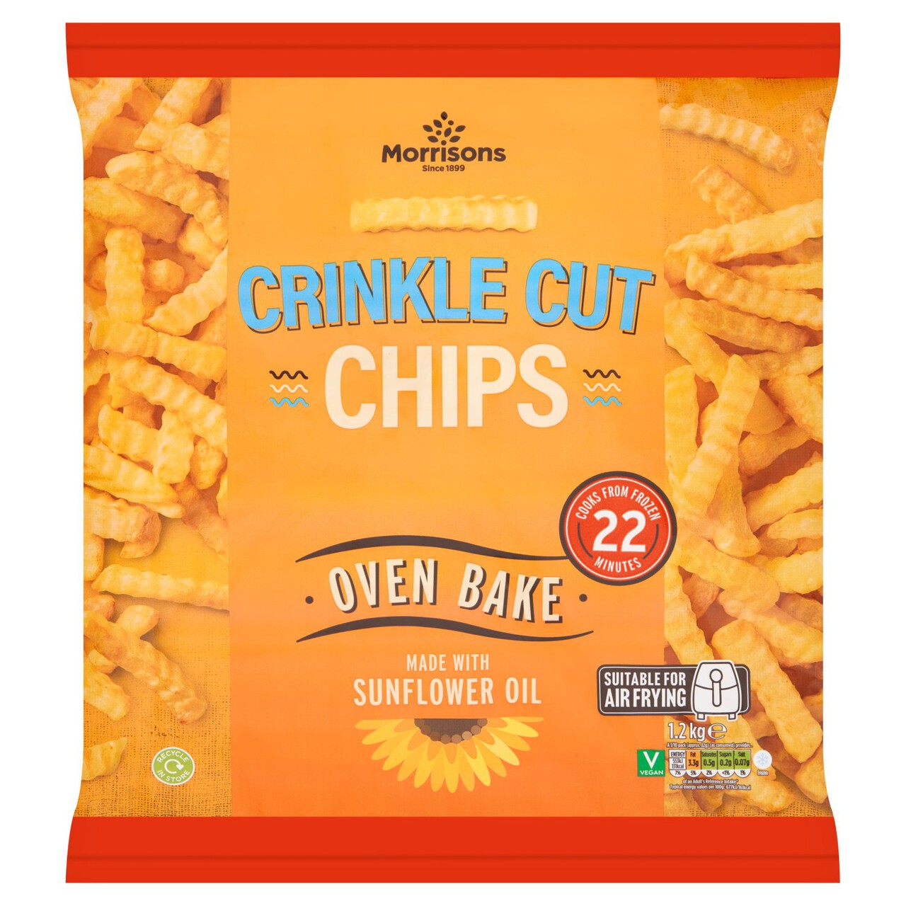 Morrisons Crinkle Cut Chips - Morrisons Online Groceries & Offers