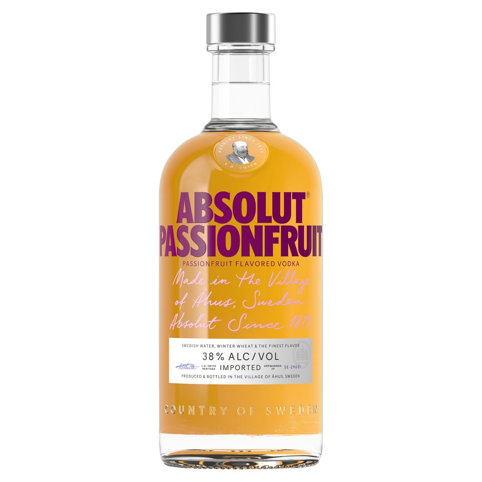 Absolut Passionfruit Flavored Vodka 70CL - Morrisons Online Groceries ...
