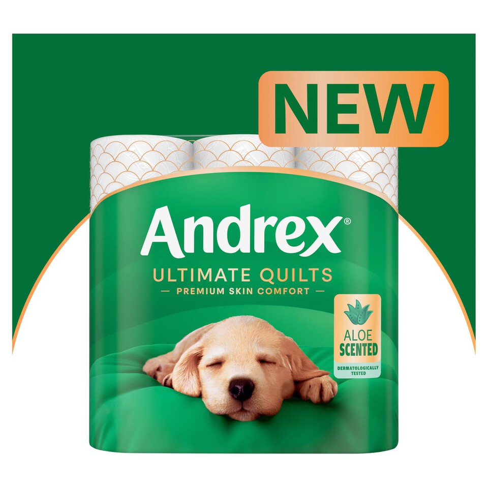 Andrex Ultimate Quilts Aloe Scented Toilet Roll 9 Rolls - Morrisons ...