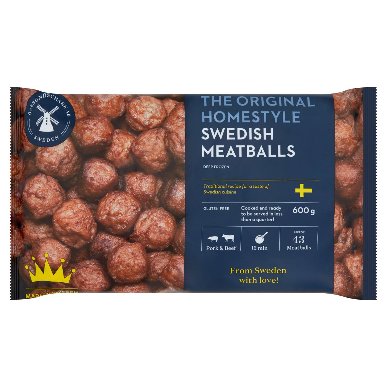 Oresundschark Original Swedish Meatballs - Morrisons Online Groceries ...