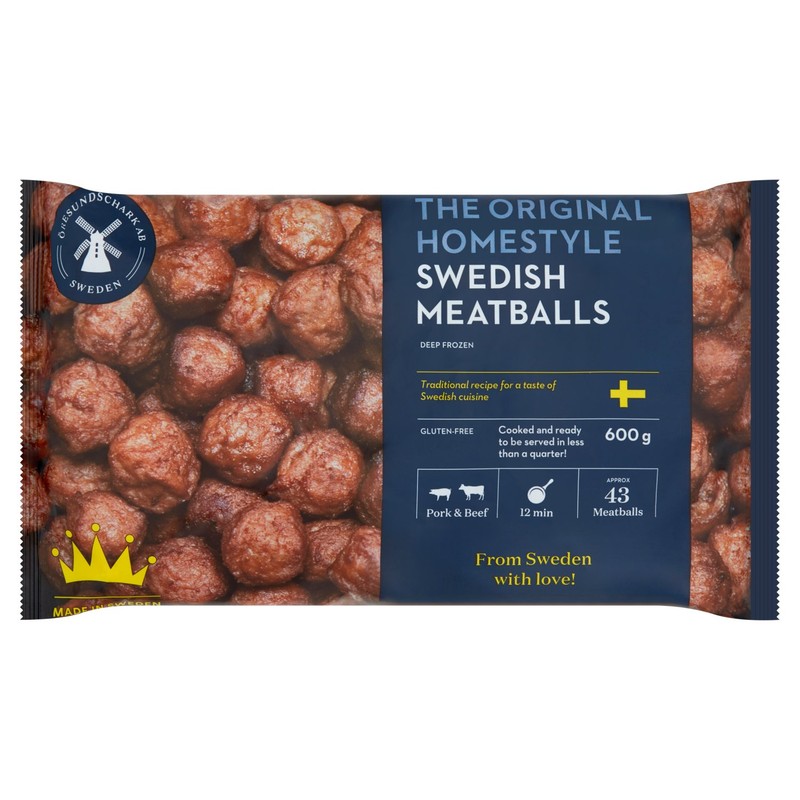 Oresundschark Original Swedish Meatballs - Morrisons Online Groceries ...