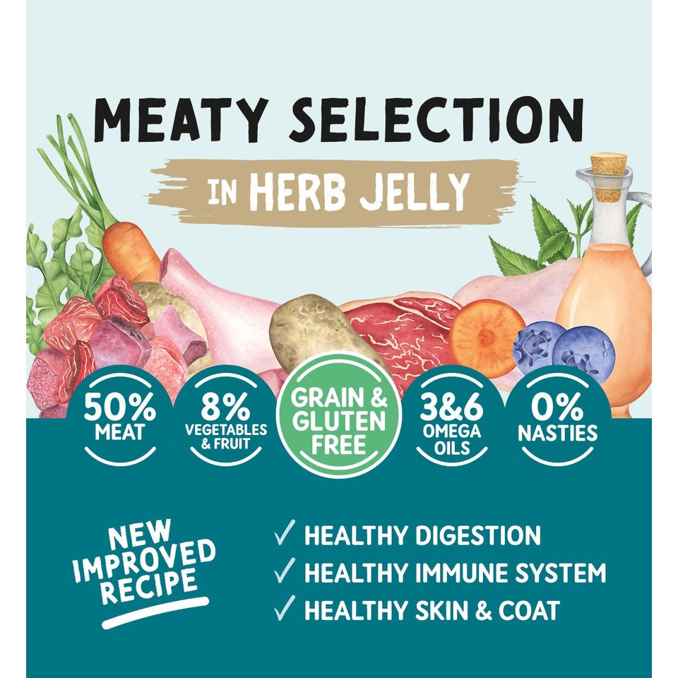 Naturo Adult Grain & Gluten Free Variety Cans In Jelly - Morrisons ...