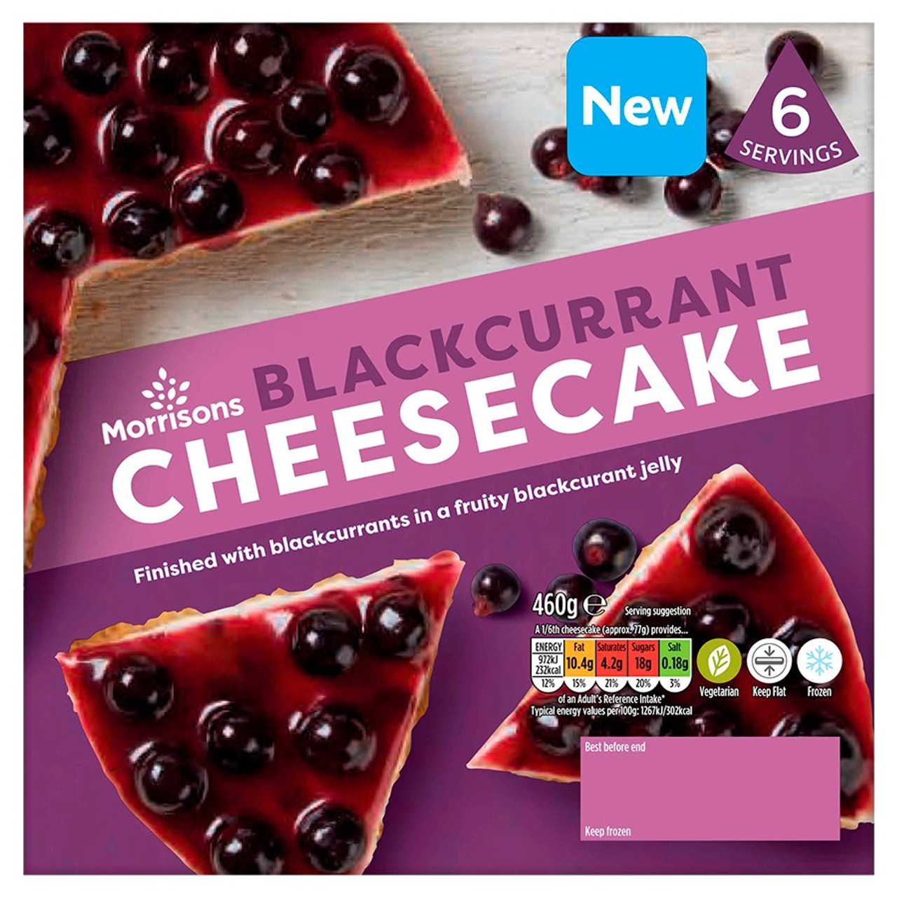Morrisons Blackcurrant Cheesecake - Morrisons Online Groceries & Offers