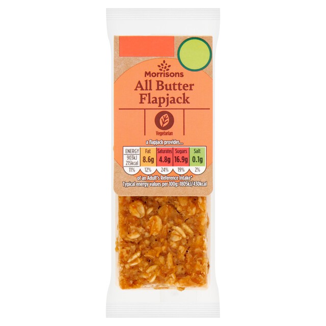 Morrisons All Butter Flapjack Bar - Morrisons Online Groceries & Offers